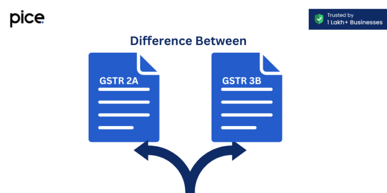 Difference Between Gstr 2a And Gstr 3b // Pice