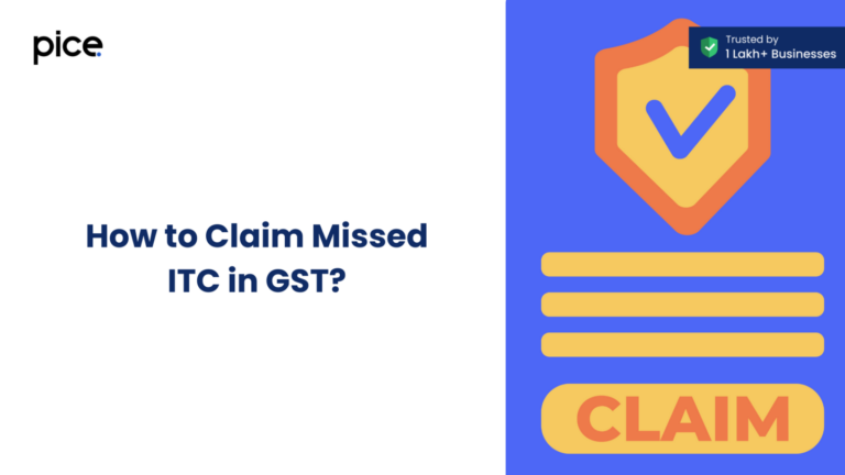 How To Claim Missed ITC In GST? // Pice How To Claim Missed ITC In GST? // Pice