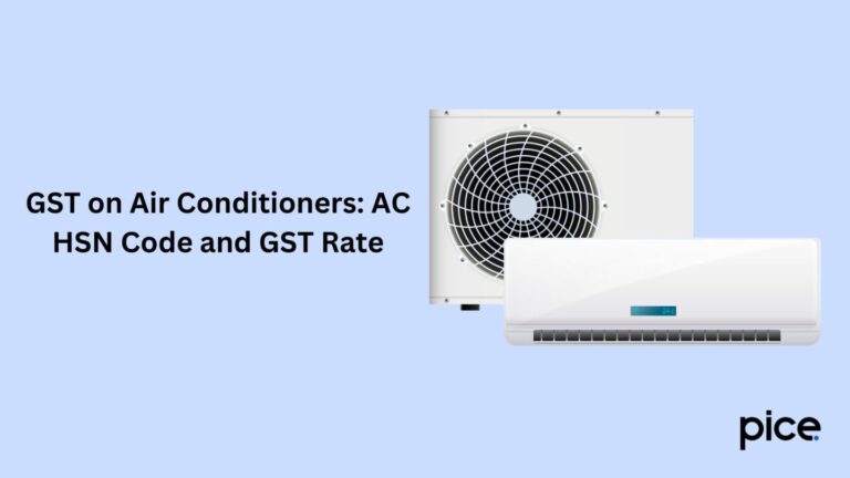 GST Input Tax Credit On Air Conditioner // Pice