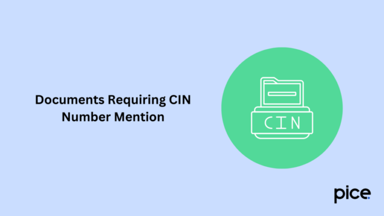 CIN Number: Quick Guide To Corporate Identification Number // Pice