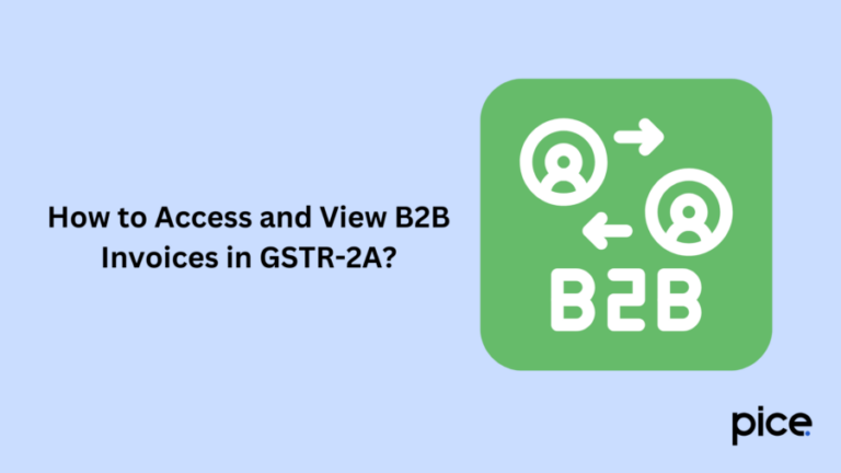 How To Check B2B Invoices In GST Portal? // Pice