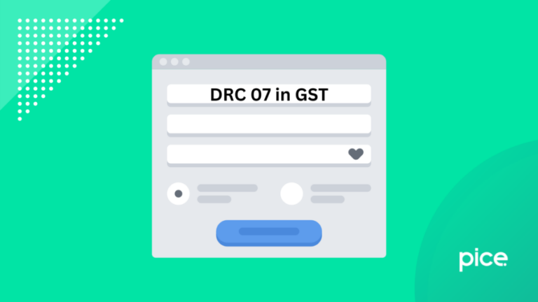 Form DRC 07 In GST: Summary Of Order // Pice