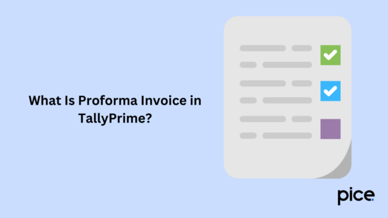 How To Create Proforma Invoice In Tally? // Pice