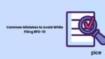 RFD 01 & Form GST RFD 01A Filling Guide // Pice