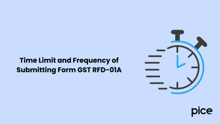 RFD 01 & Form GST RFD 01A Filling Guide // Pice