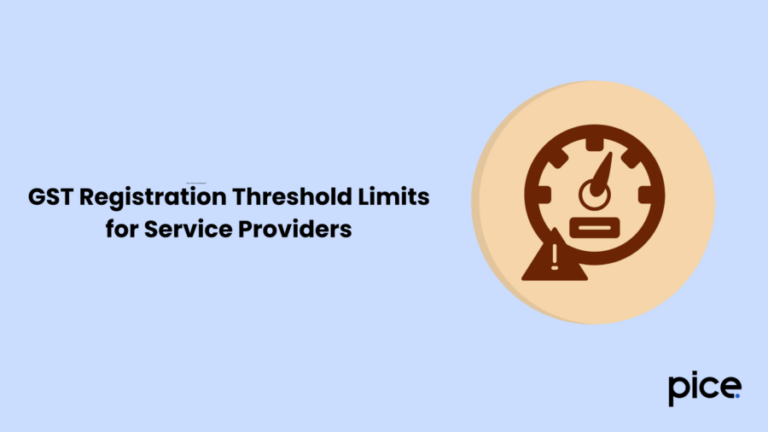 GST Registration For Service Provider In India // Pice