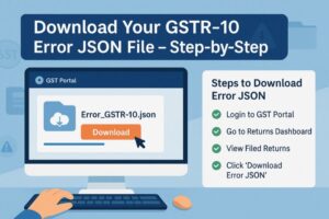 How To File GSTR 10 Return Using Offline Utility? // Pice