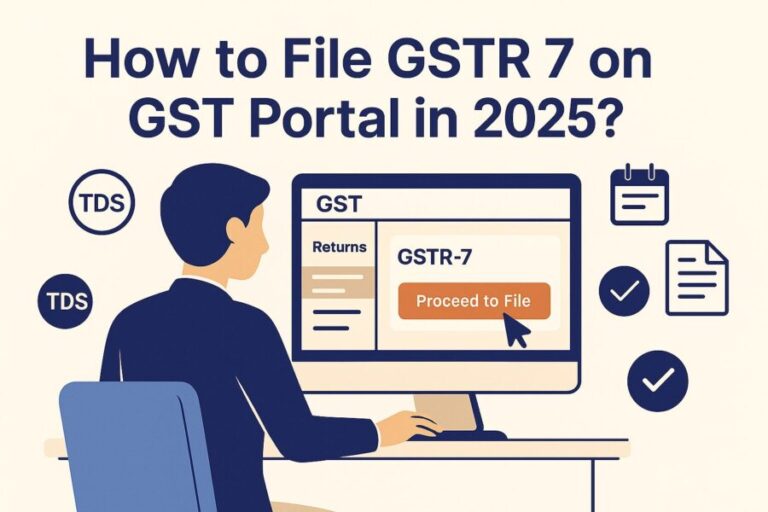 How To File GSTR 7 On GST Portal In 2025?// Pice