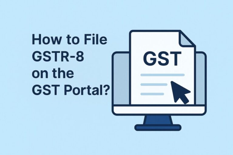 How To File GSTR 8 On GST Portal In 2025? // Pice