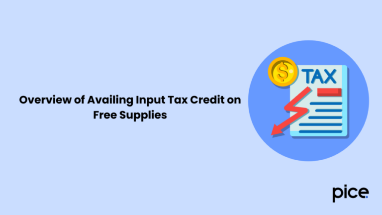 GST Applicability On Free Samples & Supplies // Pice