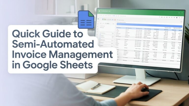 Quick Guide To Semi-Automated Invoice Management In Google Sheets // Pice