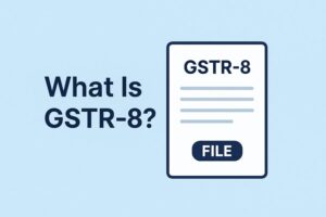 How To File GSTR 8 On GST Portal In 2025? // Pice