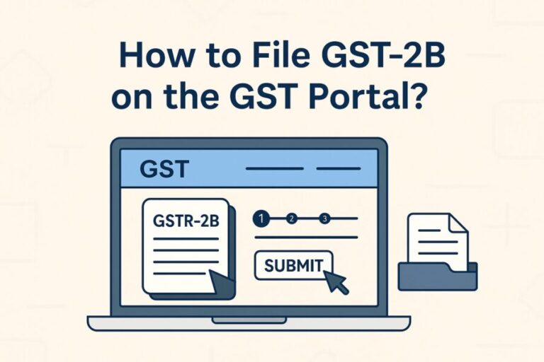How To File GSTR 2B On GST Portal? // Pice