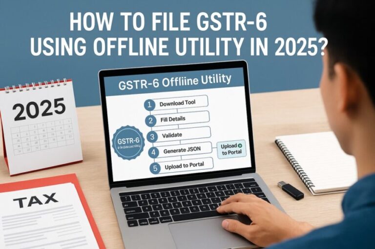 How To File GSTR 6 Using Offline Utility In 2025? // Pice