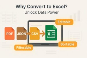 How To Convert JSON File To Excel For GSTR 1? // Pice