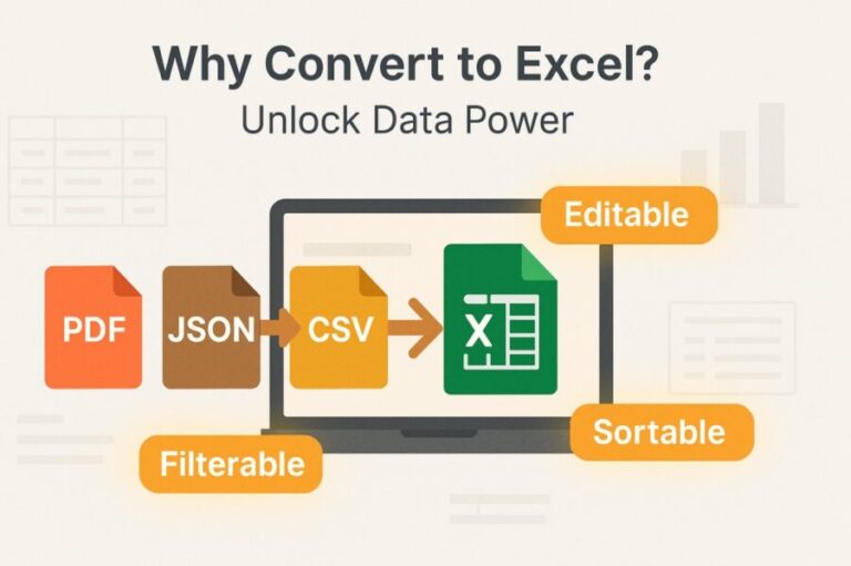 How To Convert JSON File To Excel For GSTR 1? // Pice