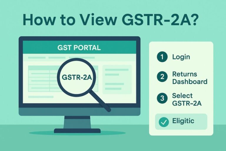 A Simple Guide On How To File GSTR 2A On GST Portal // Pice