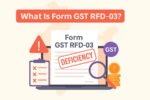 Form GST RFD 03: GST Refund Deficiency Memo // Pice