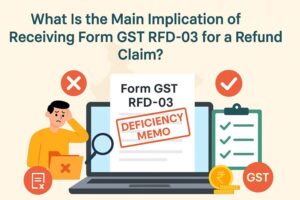 Form GST RFD 03: GST Refund Deficiency Memo // Pice