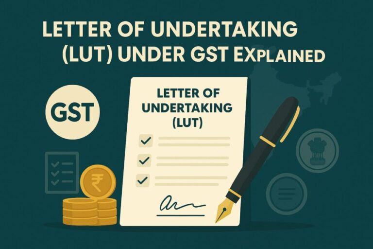 Letter Of Undertaking Under GST Explained // Pice