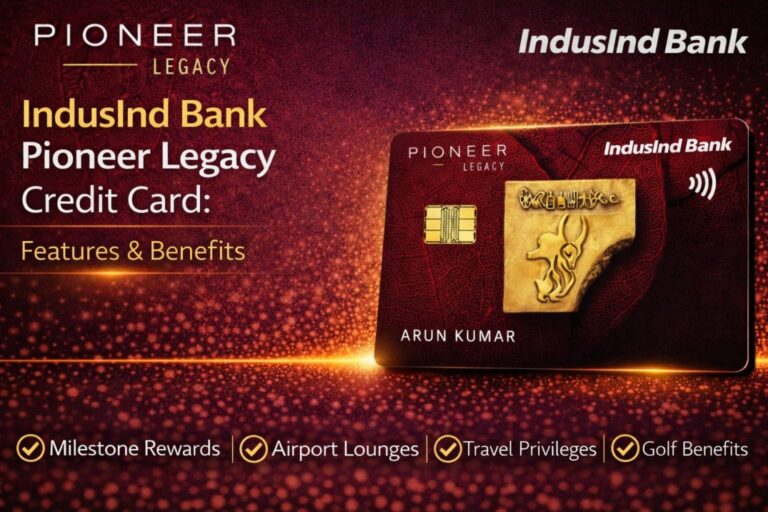 IndusInd Bank Pioneer Legacy Credit Card- Features & Benefits // Pice